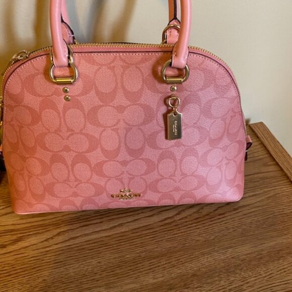 Coach | Bags | Katy Satchel In Signature Canvas Coach 2558 Imcandy Pink ...